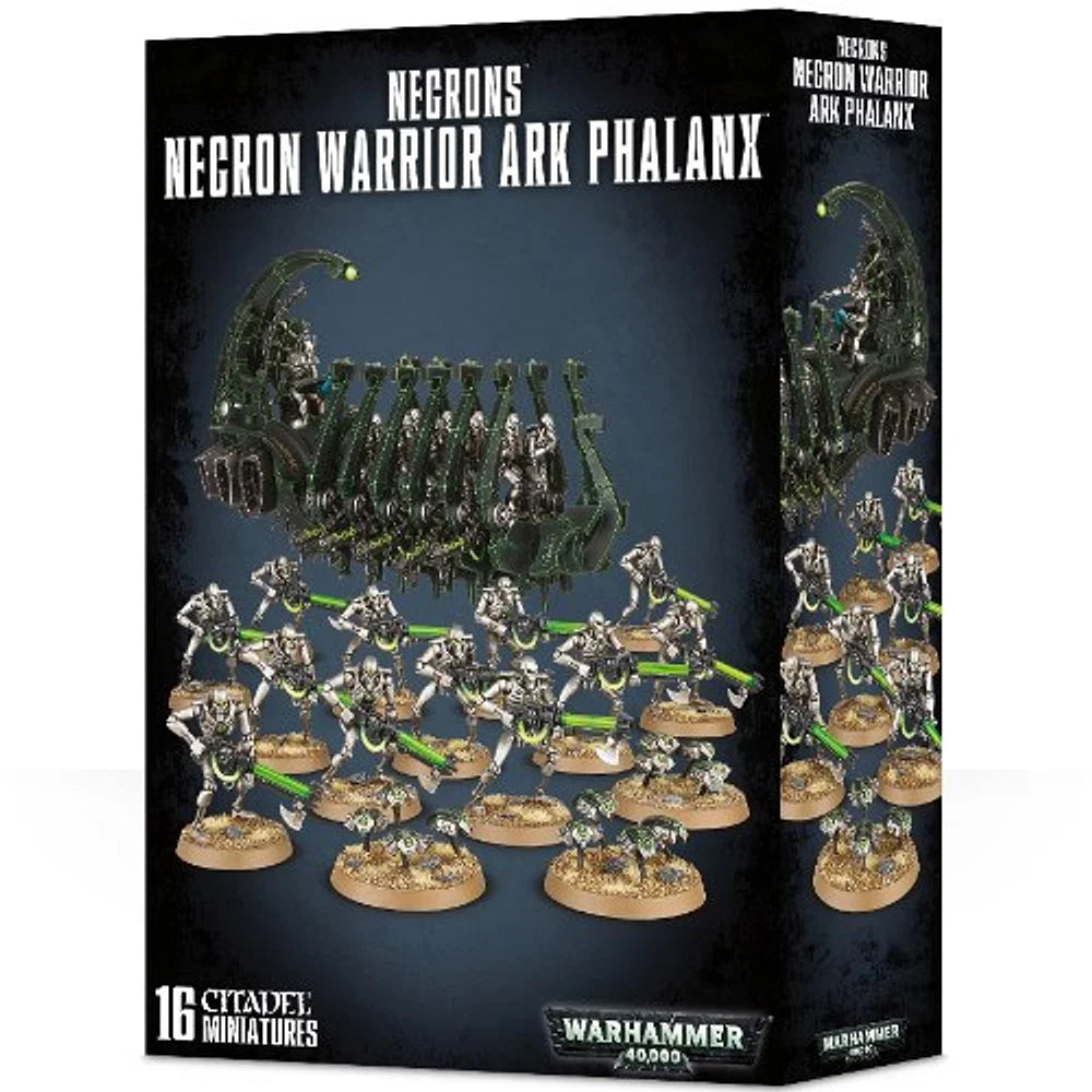 Warhammer: 40,000-NECRONS-Necron Warrior Ark Phalanx – The Game Store