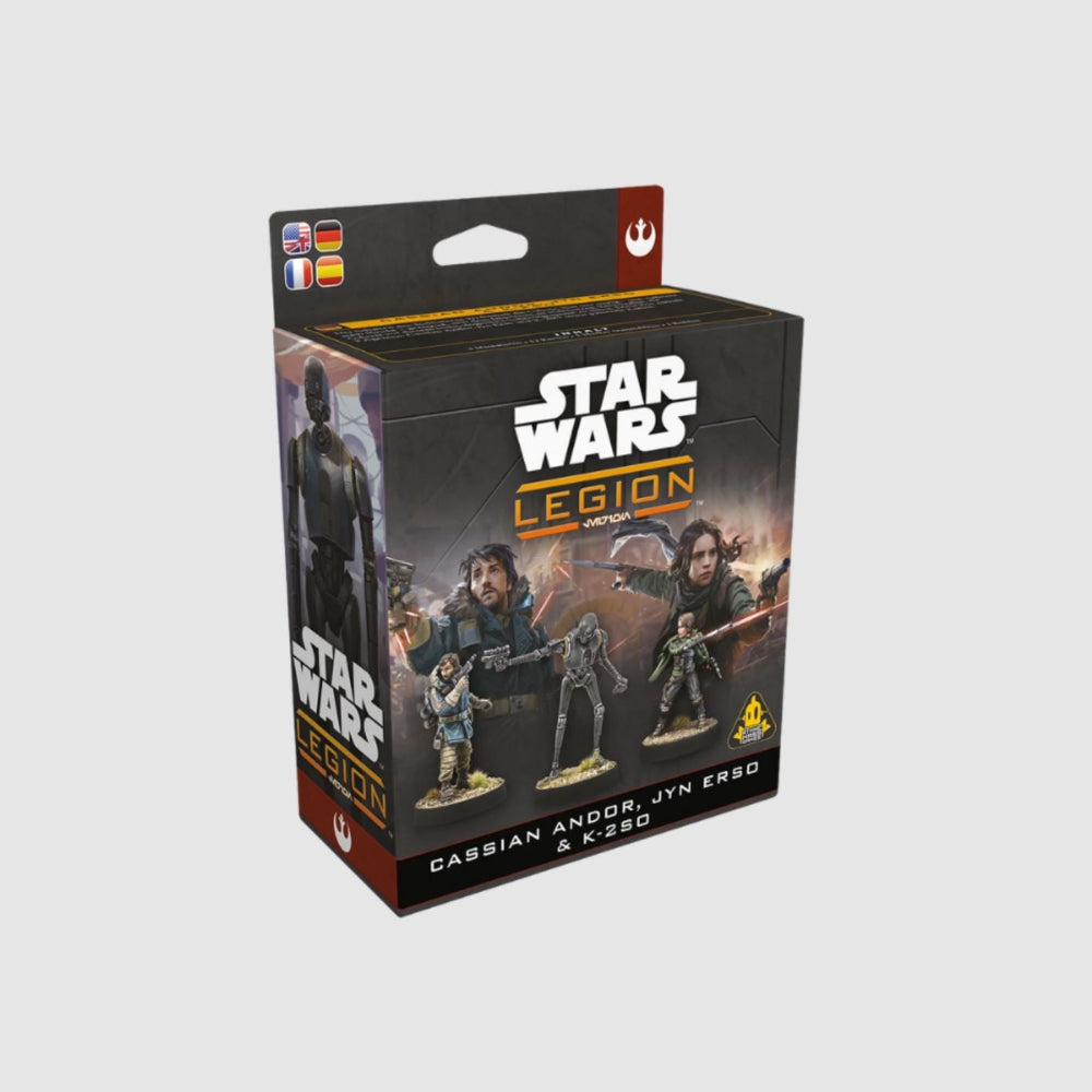 Star Wars Legion: Cassian Andor, Jyn Erso, & K-2SO – The Game Store